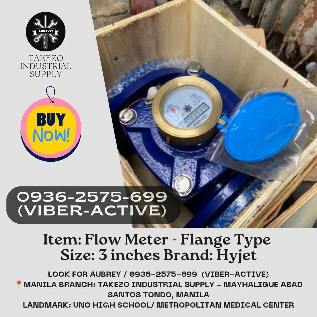 FLOW METER - FLANGE TYPE ( 3INCH HYJET ), Commercial & Industrial ...