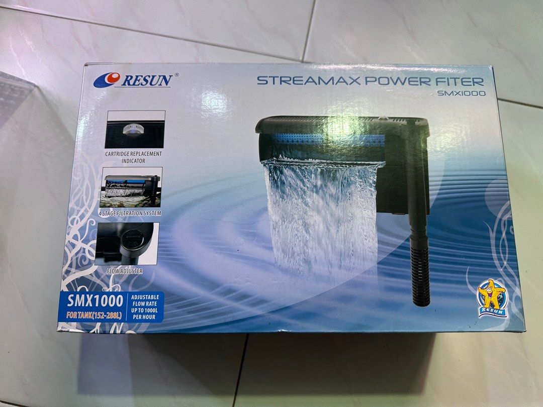 Fluval and Resun Hang-on-back(HOB) filter, Pet Supplies, Homes & Other ...