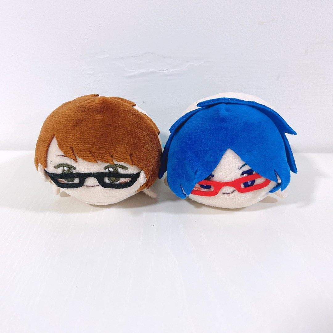 Free! Anime Mini Soft Toy Keychain - Rei Ryugazaki and Hiyori Tono The ...