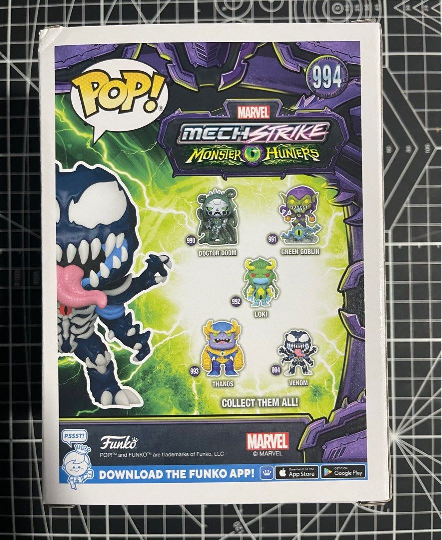 Funko Pop!Mech Strike Monster Hunters Venom, Hobbies & Toys, Toys ...