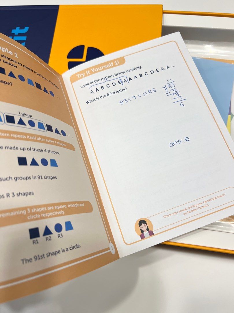 Geniebook P6 Discovery Kit (Maths), Hobbies & Toys, Books & Magazines ...