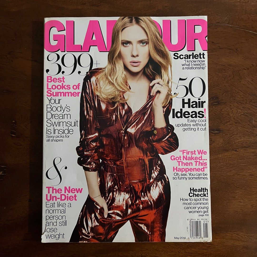 Glamour Magazine May 2014 (Scarlett Johansson), Hobbies & Toys, Books ...