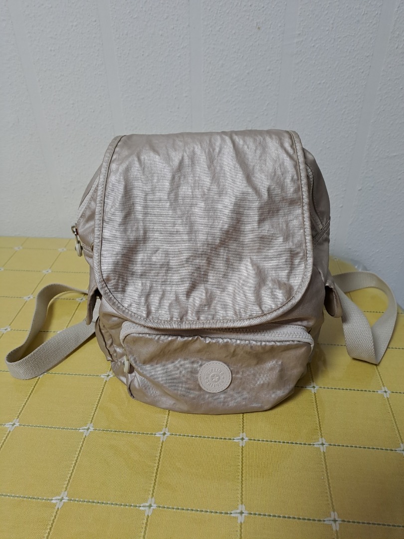 Golden Kipling bag, Women's Fashion, Bags & Wallets, Backpacks on Carousell