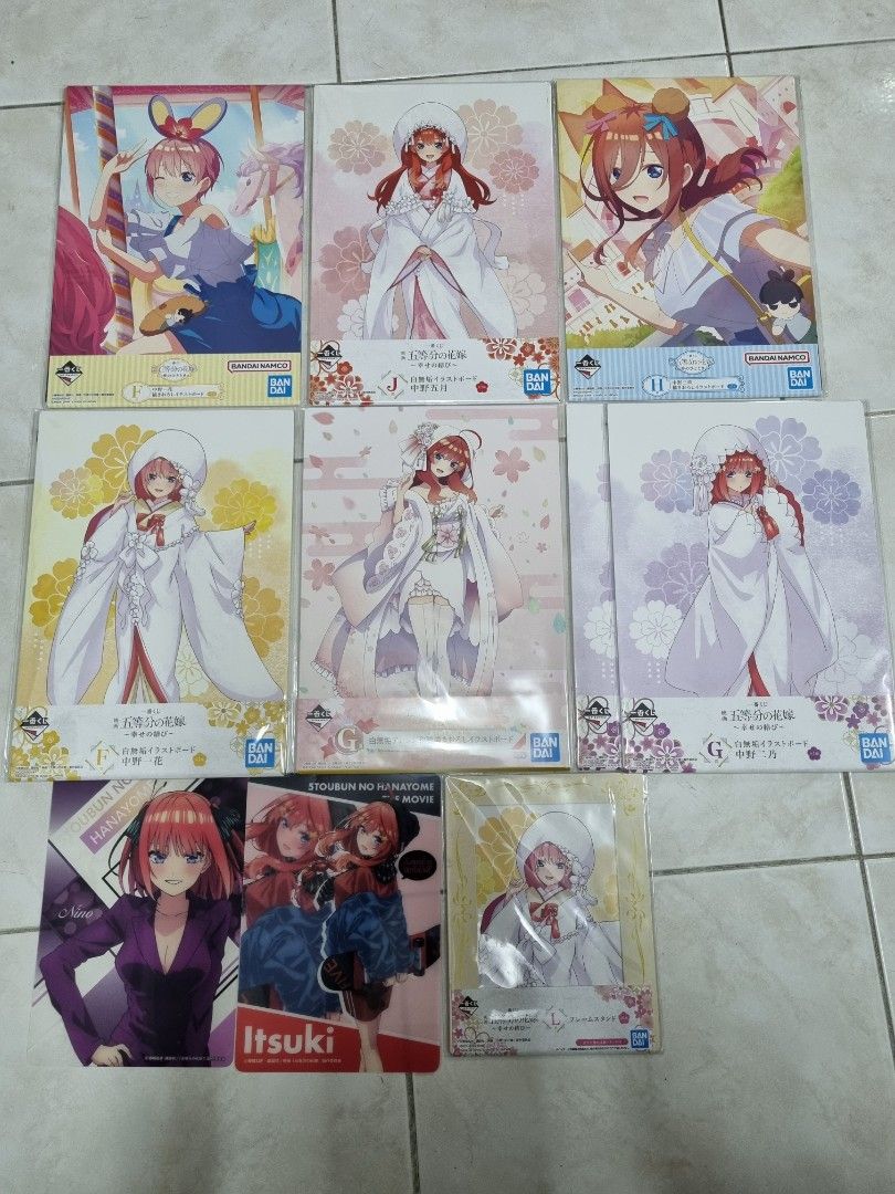 Gotoubun No Hanayome Merch, Hobbies & Toys, Collectibles & Memorabilia ...