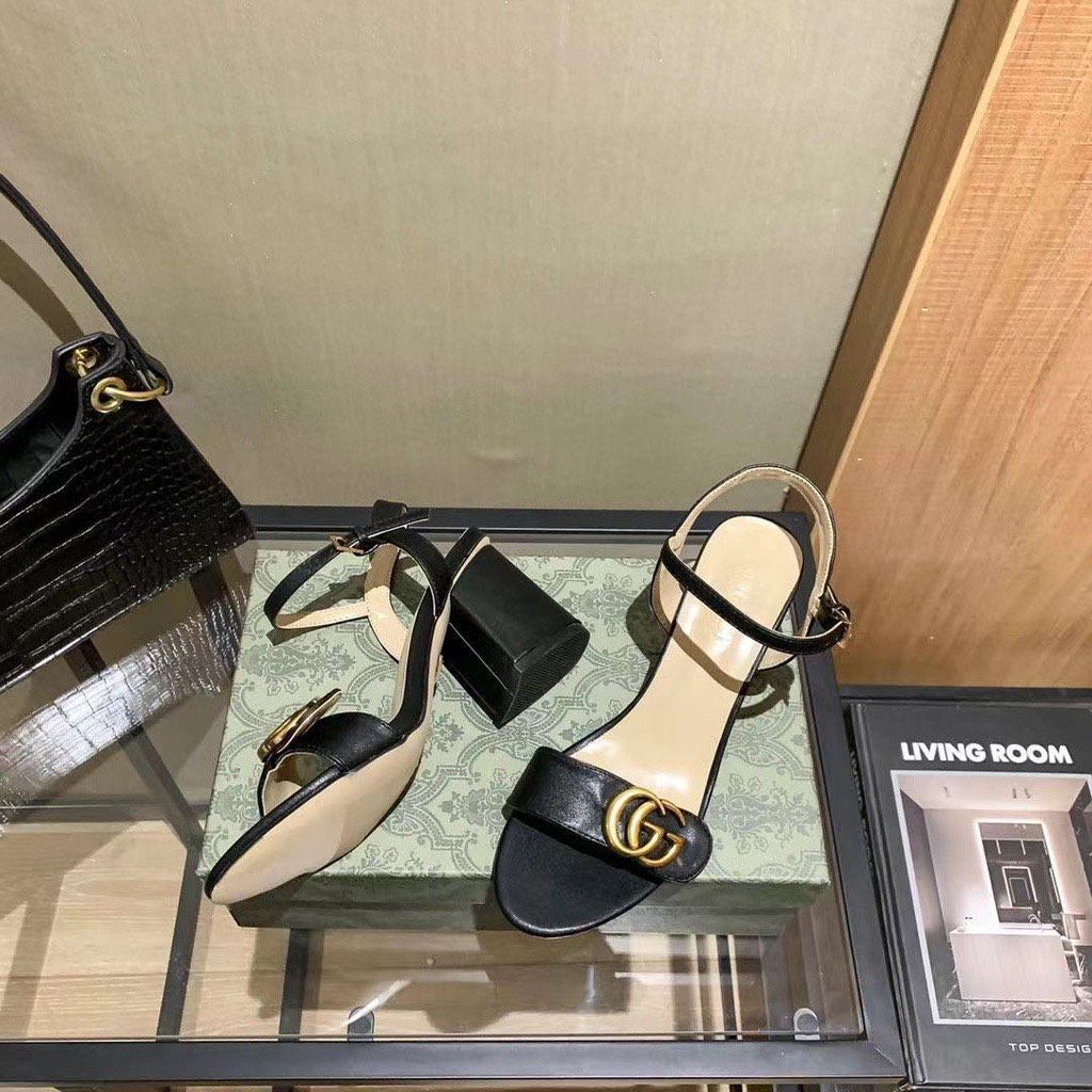 Gucci GG Marmont heels, Women's Fashion, Footwear, Heels on Carousell