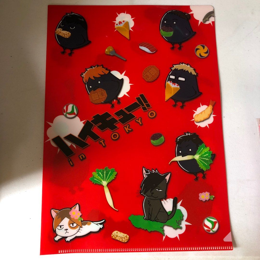 HAIKYUU clear file folder, Hobbies & Toys, Stationary & Craft ...