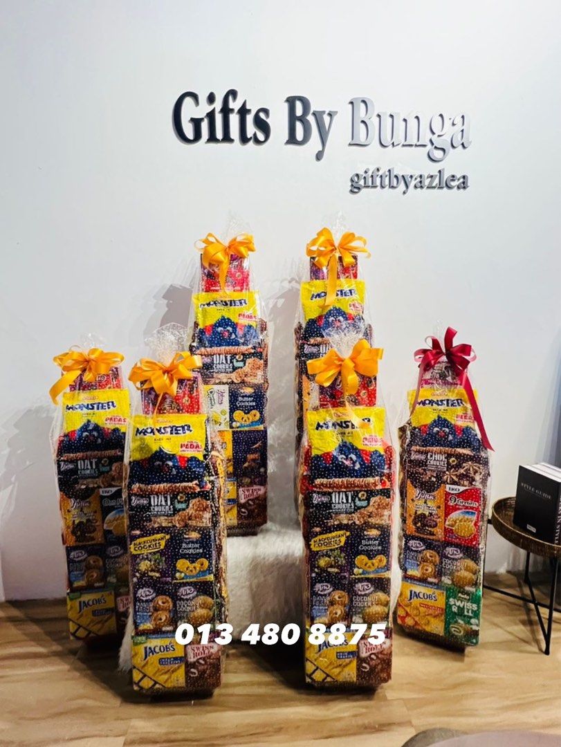 Hamper makanan dan minuman ready stock, Food & Drinks, Gift Baskets ...