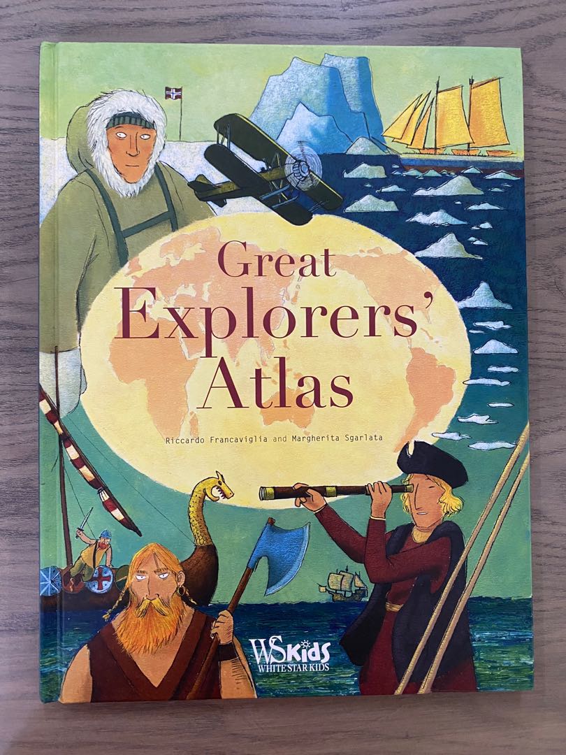 Hardcover Great Explorers Atlas Book, Hobbies & Toys, Books & Magazines ...