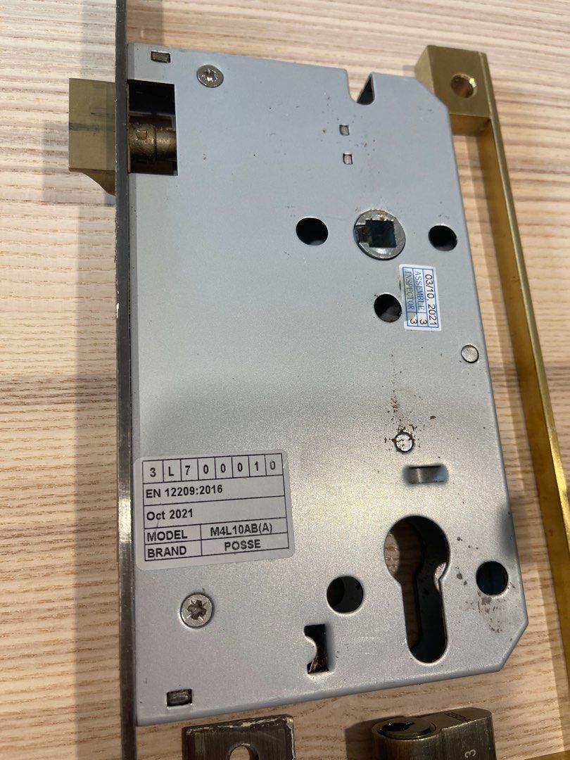 HDB BTO Door Lock (brand: posse), Furniture & Home Living, Security ...