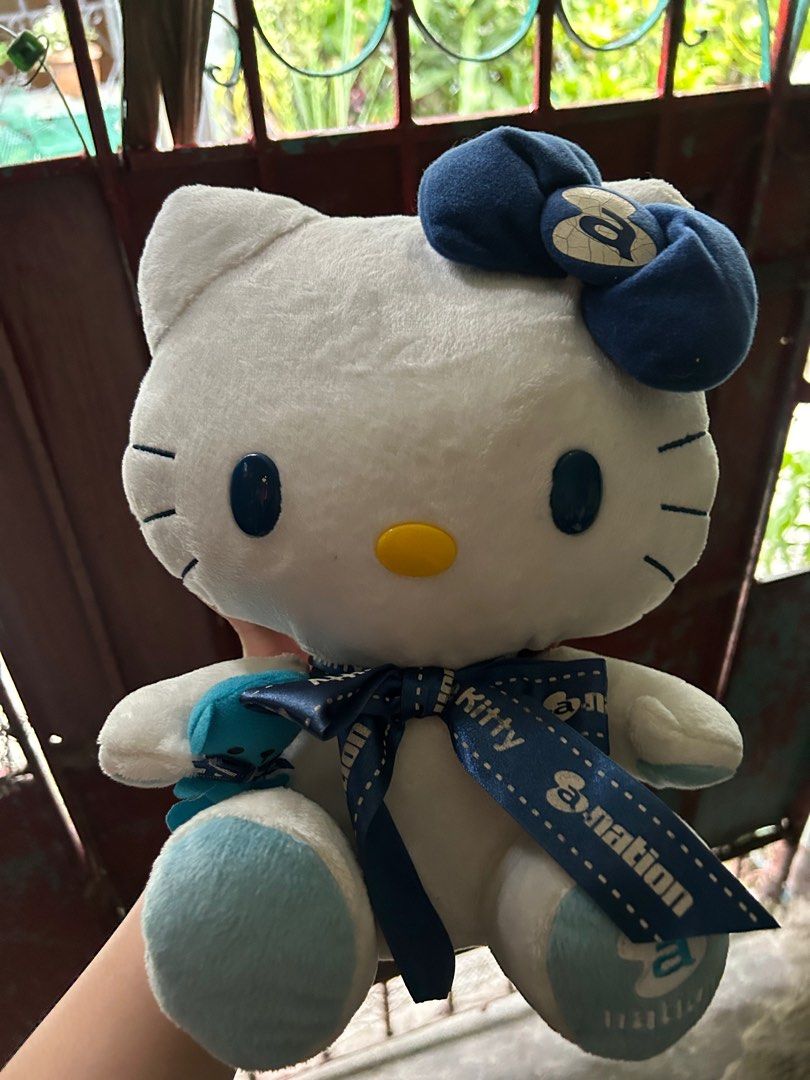 Hello Kitty Blue Nation Sanrio Plush Stuffed Toy, Hobbies & Toys, Toys ...