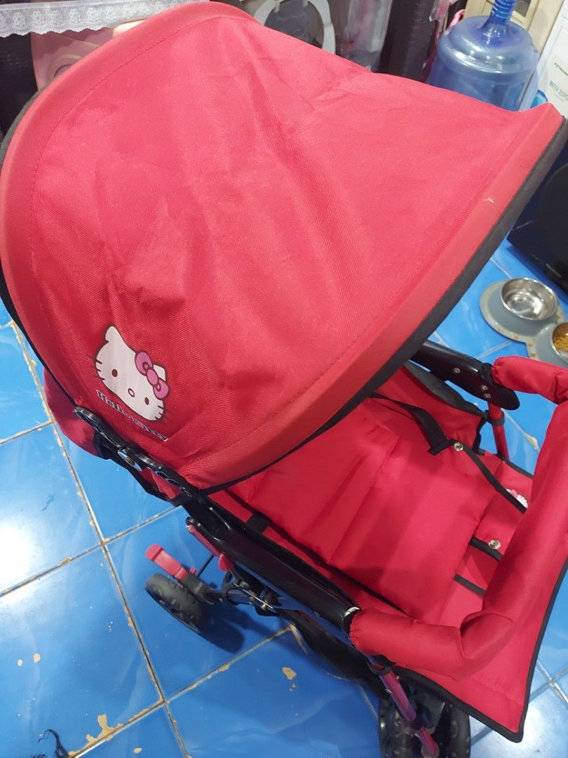Hello kitty stroller, Babies & Kids, Going Out, Strollers on Carousell