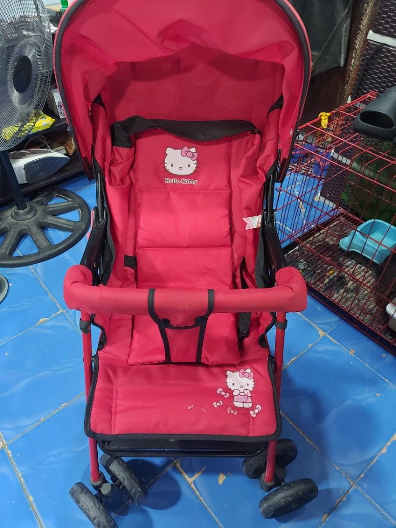 Hello kitty stroller, Babies & Kids, Going Out, Strollers on Carousell