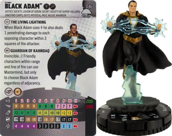 HeroClix - Black Adam #046 - DC Notorious, Hobbies & Toys, Toys & Games ...