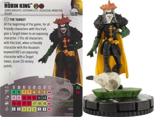 HeroClix - Robin King #062 - DC Notorious, Hobbies & Toys, Toys & Games ...