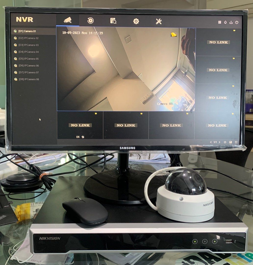 HIK NVR DS-7608NI-K2/8P, Furniture & Home Living, Security & Locks ...