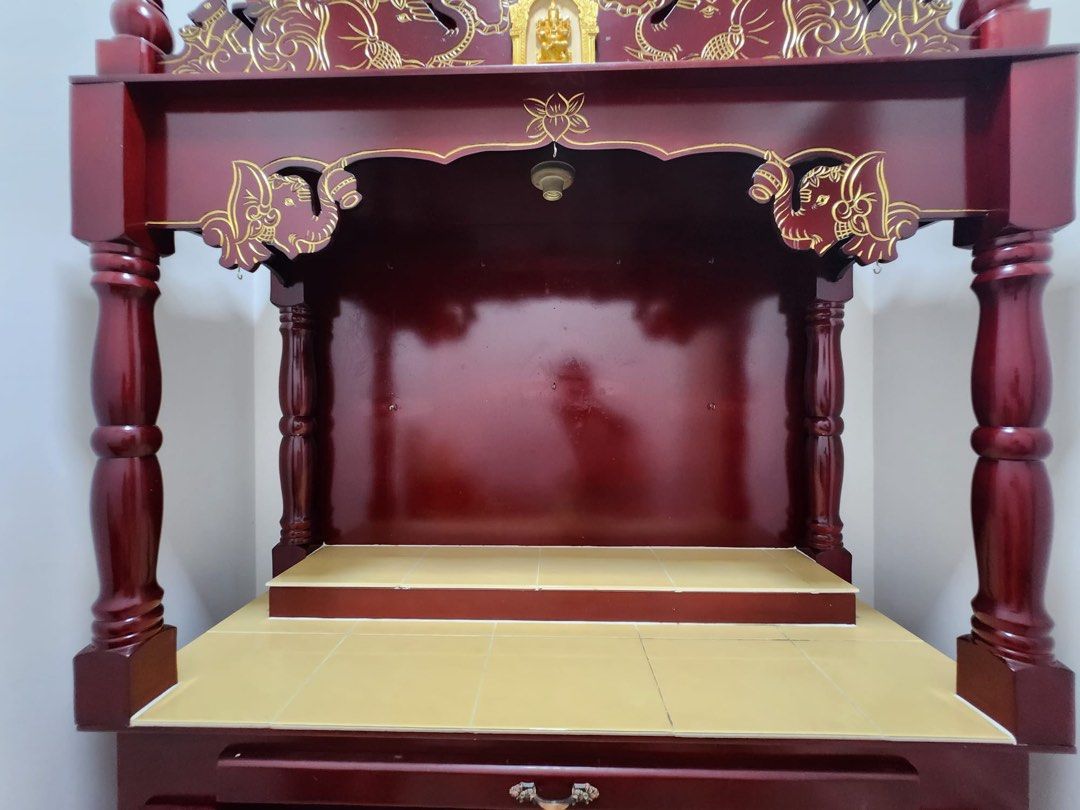 Hindu Praying Altar, Furniture & Home Living, Furniture, Shelves ...