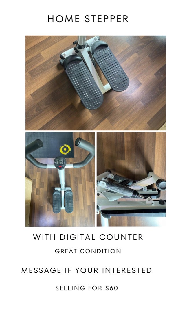 Home Stepper with Digital Counter, Sports Equipment, Exercise & Fitness ...