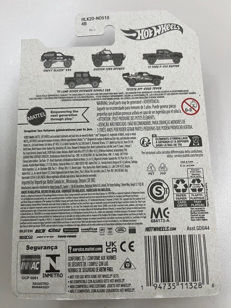 Hot Wheels Mud Runners - Custom Ford Bronco, Hobbies & Toys, Toys ...