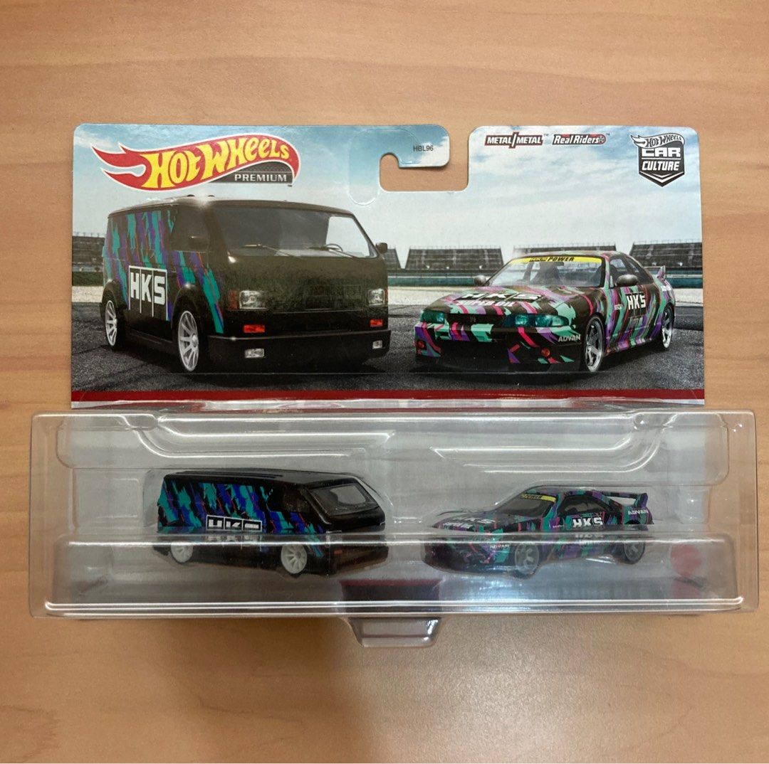 Hot Wheels Premium HKS Nissan Skyline GTR (BNCR33) MBK Van 2 Pack ...