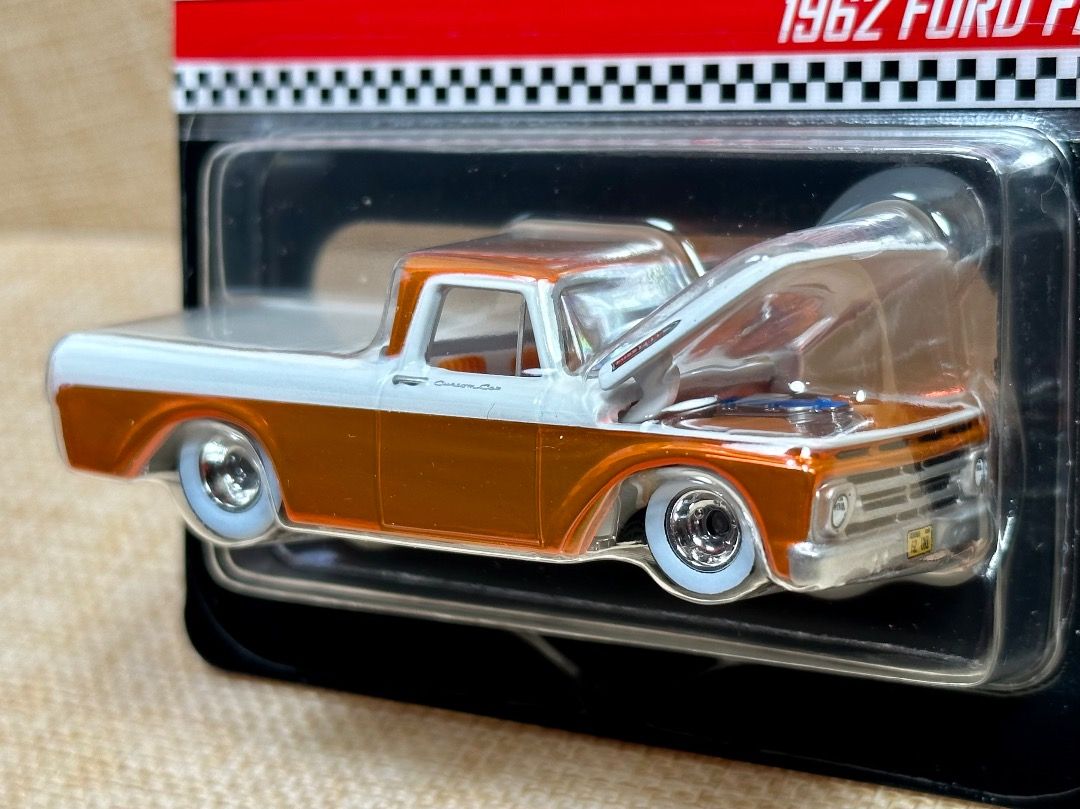Hot Wheels RLC 1962 Ford F100 Spectraflame Bright Orange and Gloss ...