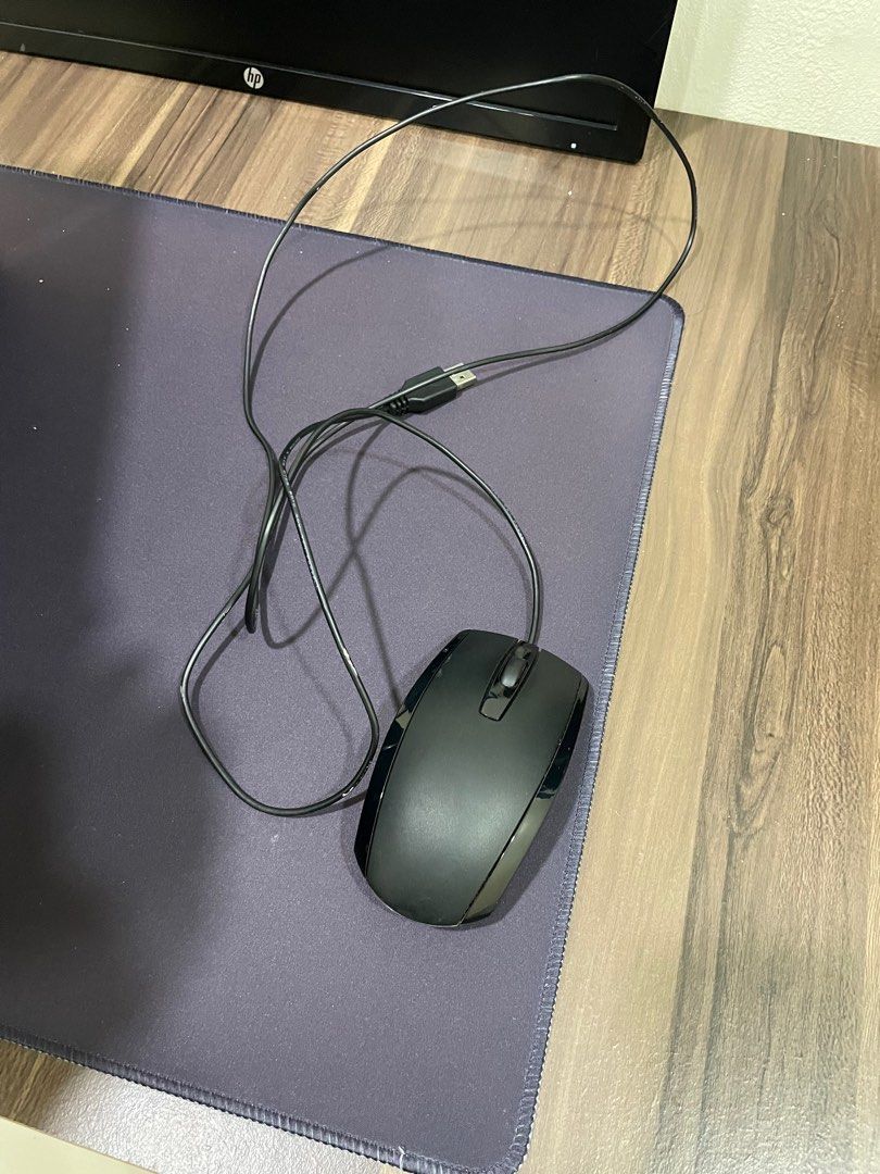 HP Original Monitor and mouse, Computers & Tech, Desktops on Carousell