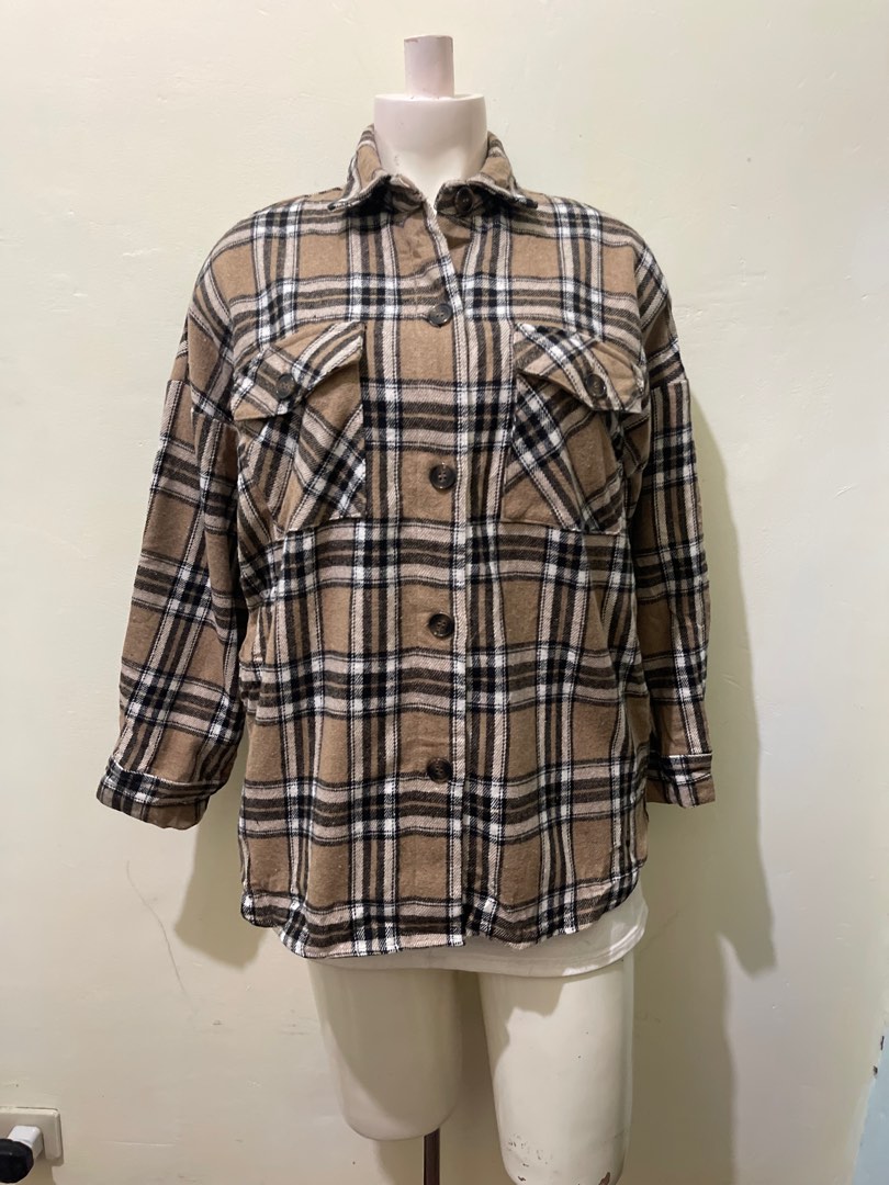HQ FLANNEL JACKET, Women's Fashion, Coats, Jackets and Outerwear on ...