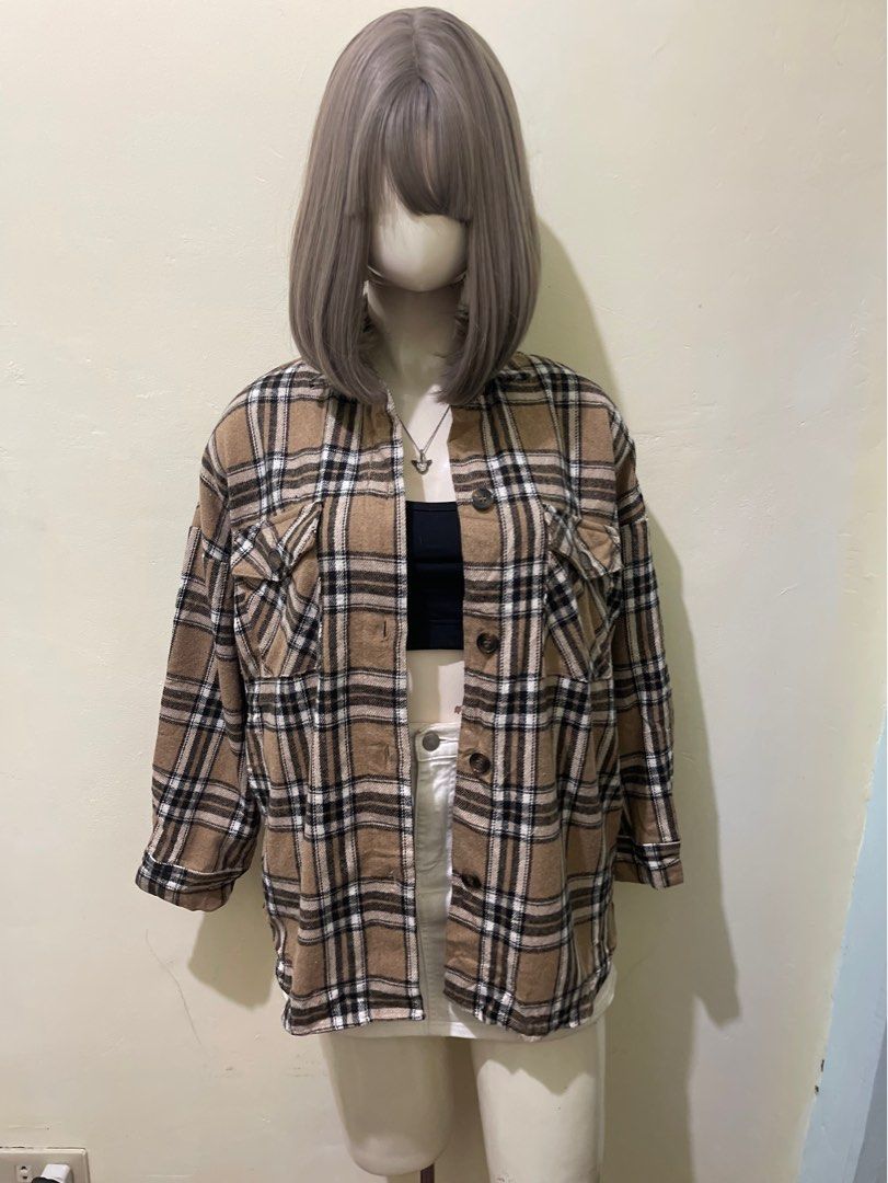 HQ FLANNEL JACKET, Women's Fashion, Coats, Jackets and Outerwear on ...