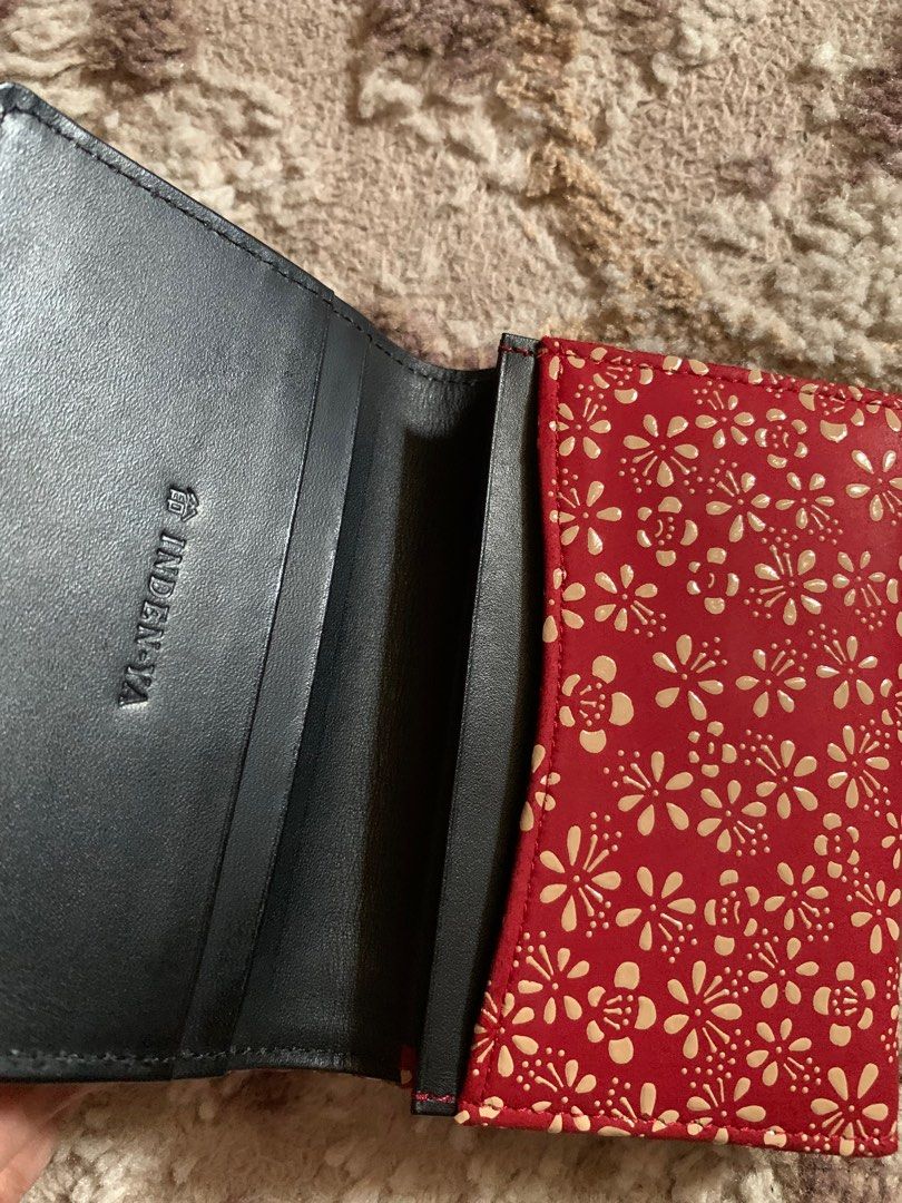 Inden-ya Deer Skin Lacquered Card Wallet, Women's Fashion, Bags ...