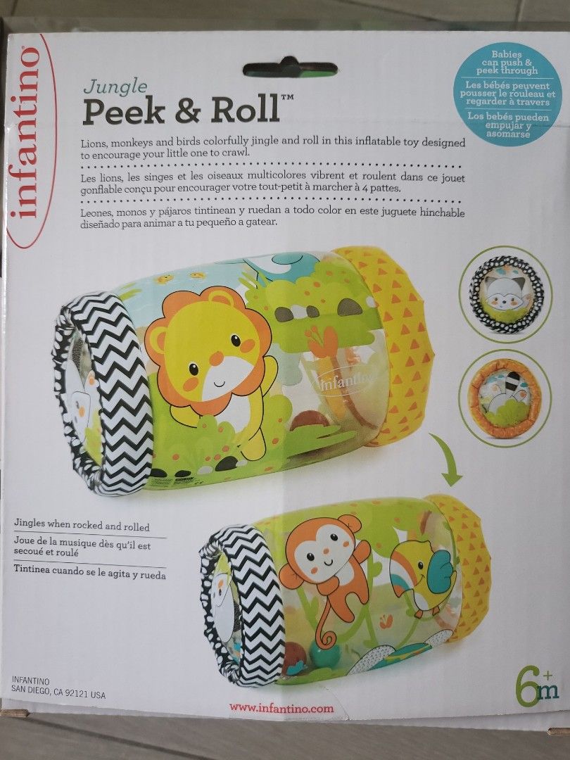 Infantino Jungle Peek & Roll, Babies & Kids, Infant Playtime on Carousell