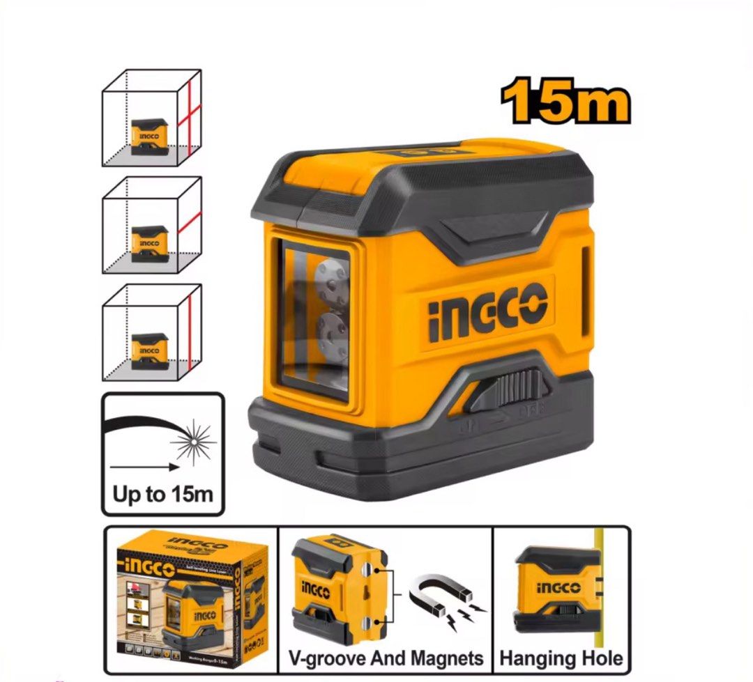 INGCO Self Leveling Laser Line, Furniture & Home Living, Home ...