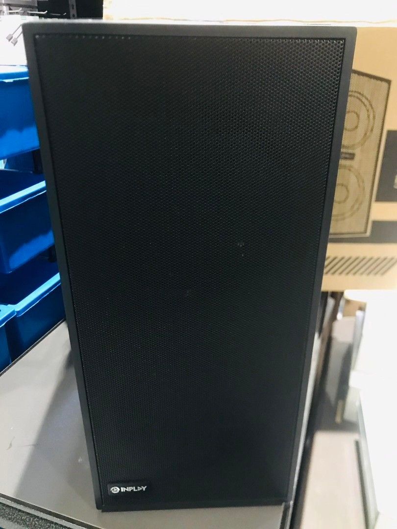 Inplay Meteor 01 ATX MicroATX Mini ITX Tempered Glass PC Case Black ...