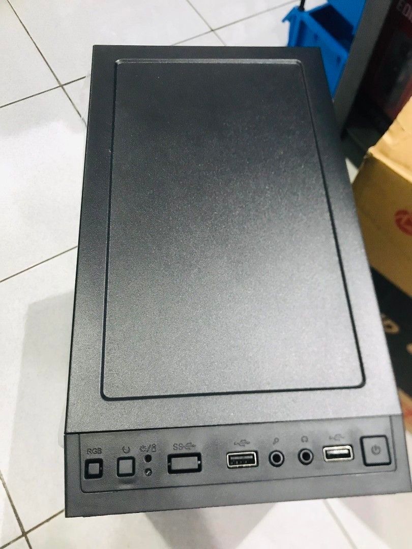 Inplay Meteor 01 ATX MicroATX Mini ITX Tempered Glass PC Case Black ...