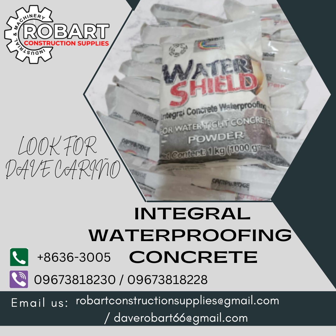 INTEGRAL WATERPROOFING CONCRETE, Commercial & Industrial, Construction ...
