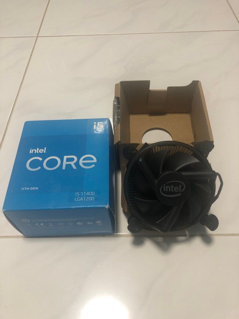 Intel i5-11400 LGA1200 Stock Cooling Fan, Computers & Tech, Parts ...