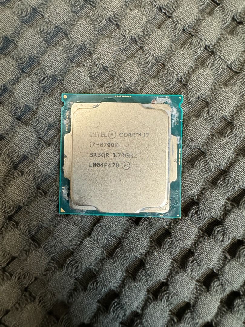 Intel i7-8700K Processor (Delidded), Computers & Tech, Parts ...