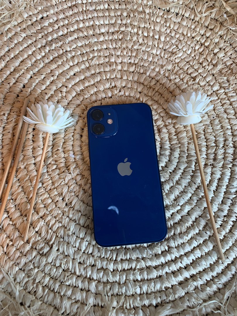 IPHONE 12 MINI 64GB BIRU EX IBOX FULL SET BERGARANSI ALL FUNGSIONAL ...