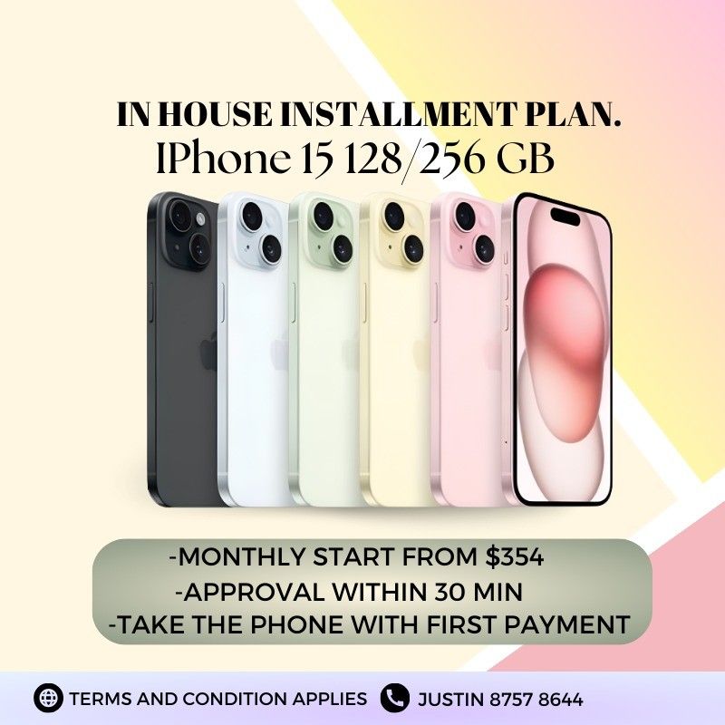 Iphone 15 (128gb) [Installment], Mobile Phones & Gadgets, Mobile Phones ...