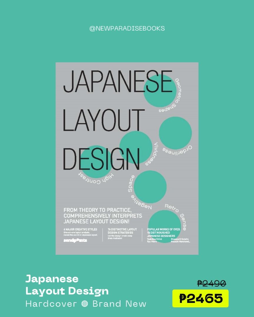 Japanese Layout Design Book | Graphic Design Poster Publishing Creative ...