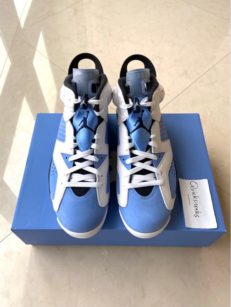 Jordan 6 UNC Nike AJ VI, Men's Fashion, Footwear, Sneakers on Carousell