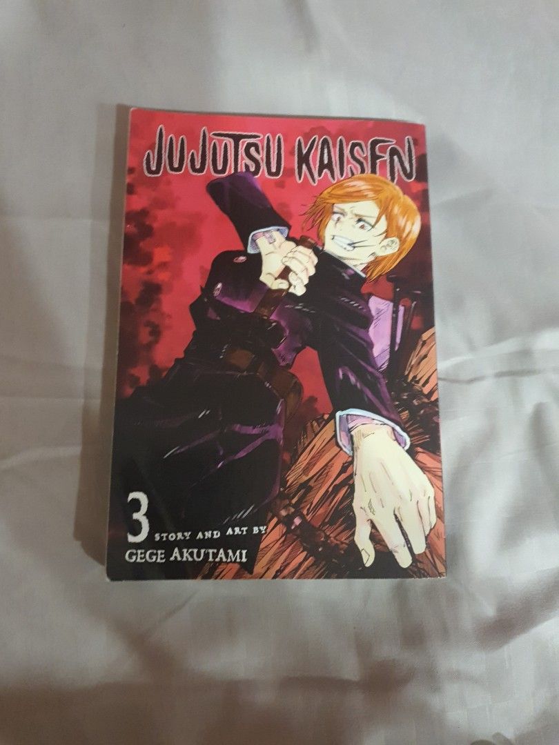 Jujutsu Kaisen volume 3 manga, Hobbies & Toys, Books & Magazines ...