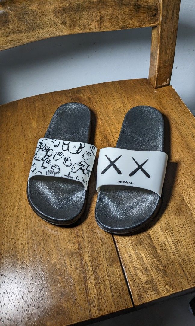 Kaws slides, Men's Fashion, Footwear, Flipflops and Slides on Carousell