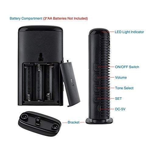 KERUI DW9 Driveway Alarm Wireless Weatherproof Outdoor PIR Motion Detector Indoor Chime Receiver ...