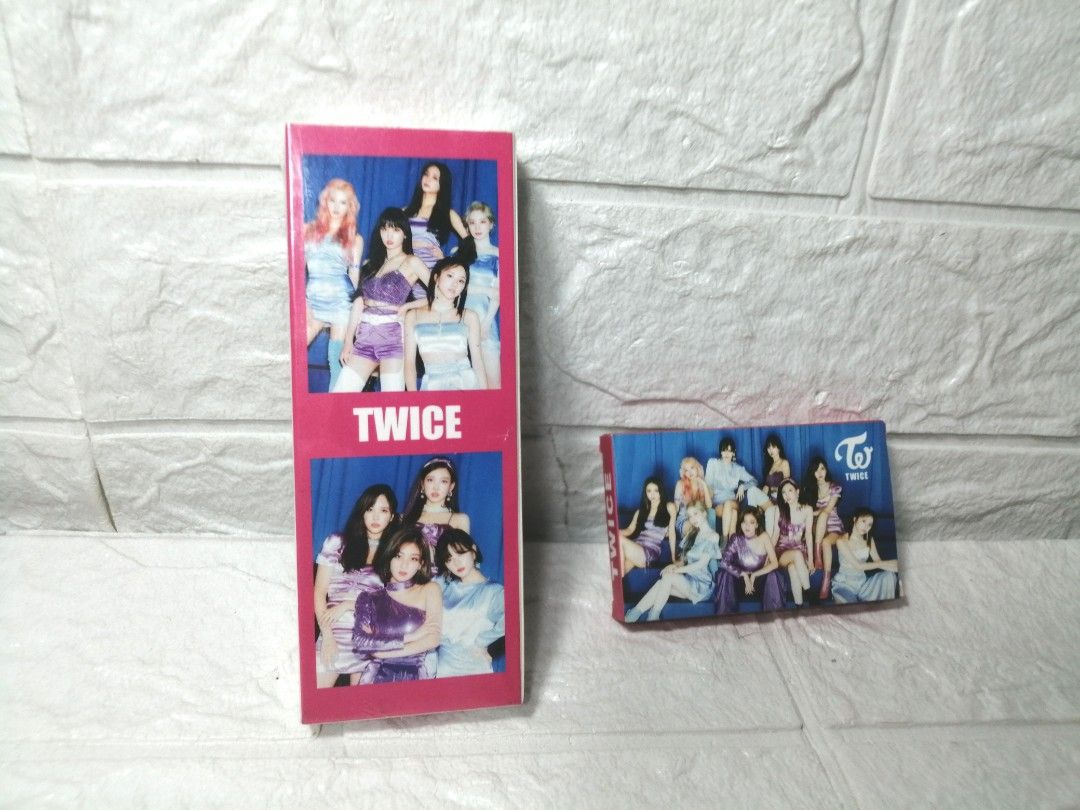 KPOP TWICE Bookmark and Lomocard Set Package K Pop Merch Sale, Hobbies ...
