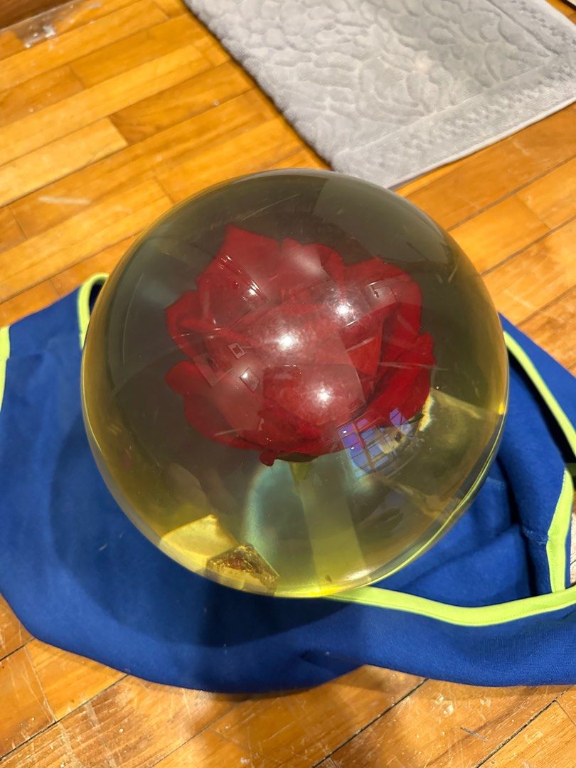 kr clear red rose bowling ball 15lbs, Sports Equipment, Sports & Games ...