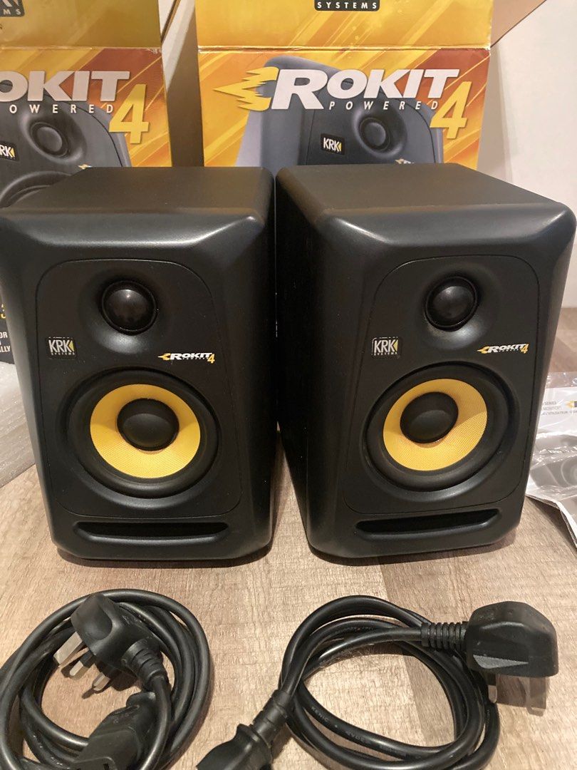 KRK Rokit 4 Monitor speakers, Audio, Soundbars, Speakers & Amplifiers on Carousell