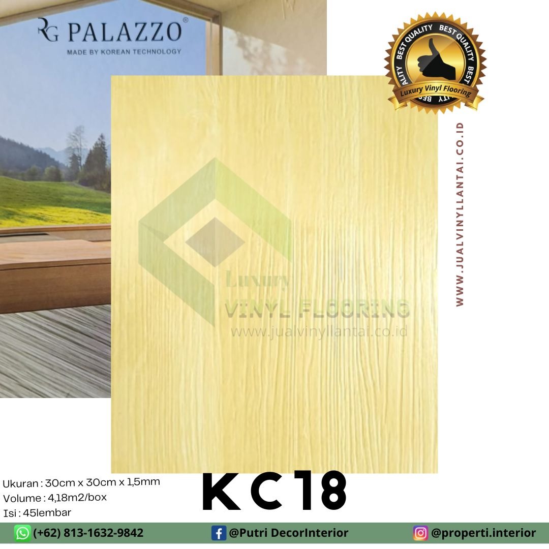 lantai vinyl tile Palazzo uk. 30cm 30cm tebal 1,5mm, Perabotan Rumah di ...