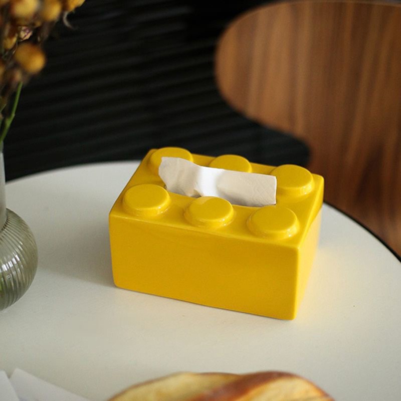 Lego Block Ceramic Tissue Box Holder, Furniture & Home Living, Home ...
