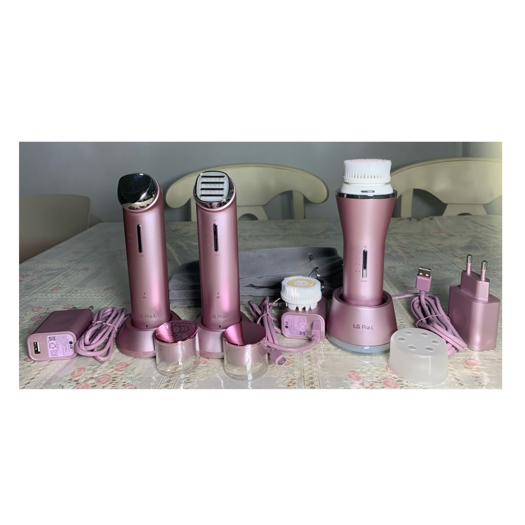 LG PraL facial care set (Galvanic ion buster, Total lift up, dual ...