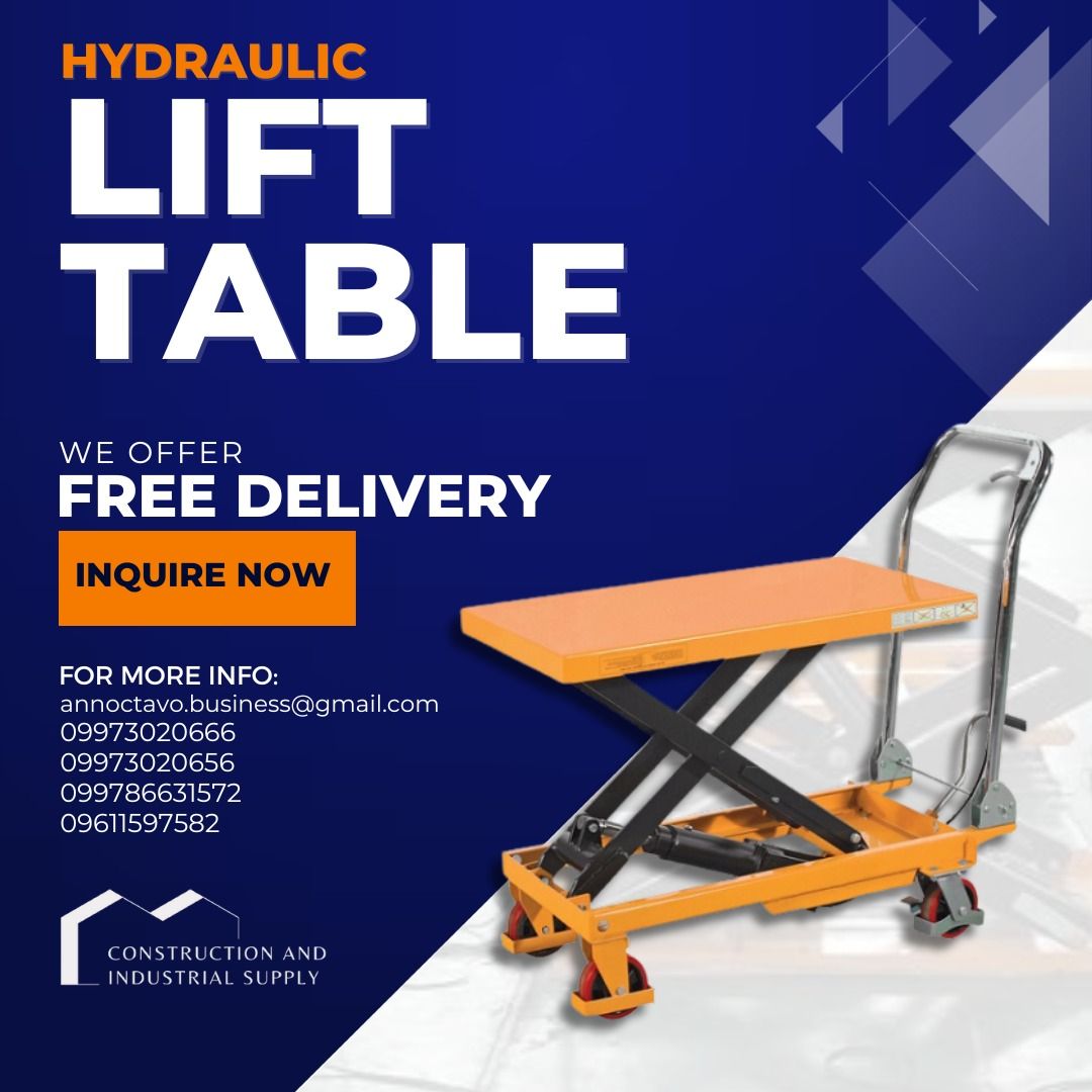 Lift Table | Material Handling | Workplace Safety | Ergonomics | Heavy ...