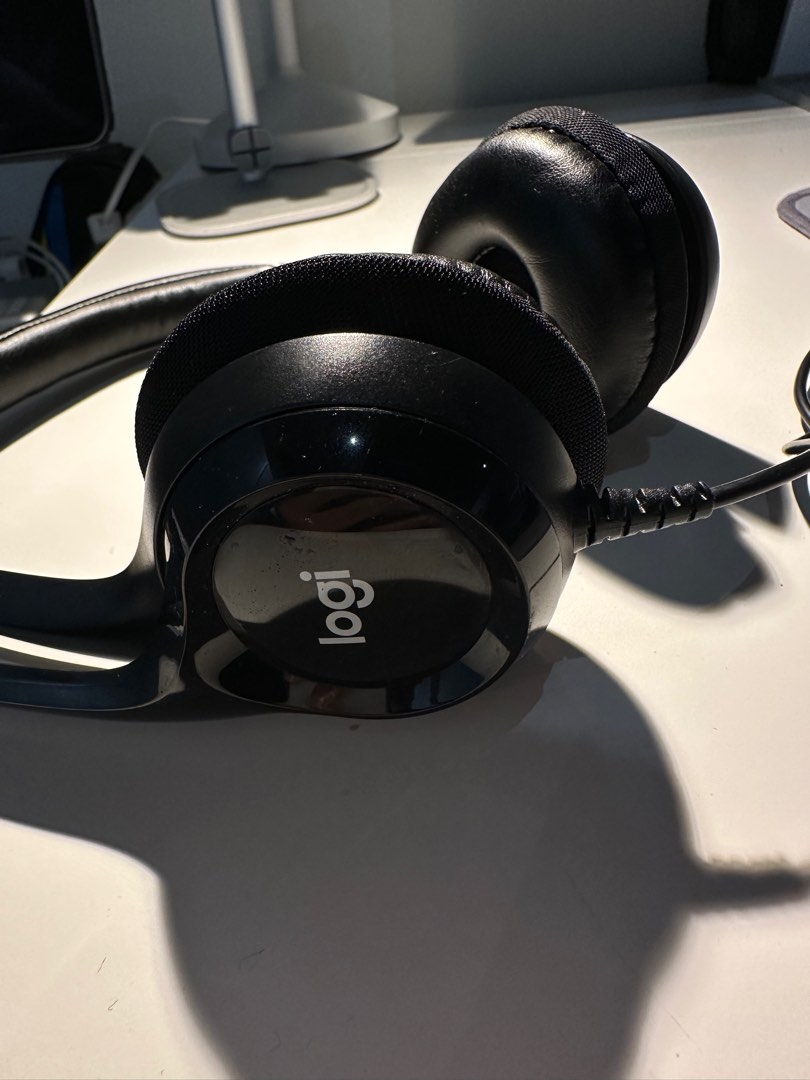 Logitech Headset USB Microphone Audio Headphones Headsets On Carousell